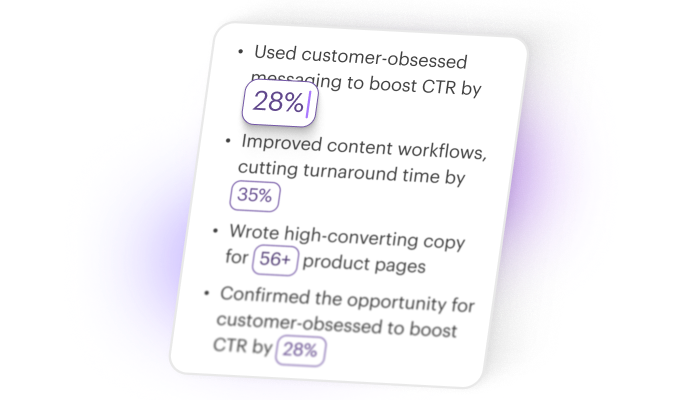 AI Resume Bullet Point Generator—Free to Try | Kickresume