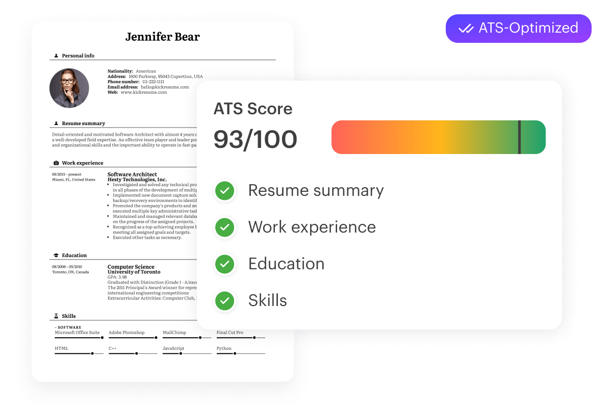 AI Resume Builder Trusted by 8 Million Job Seekers | Kickresume