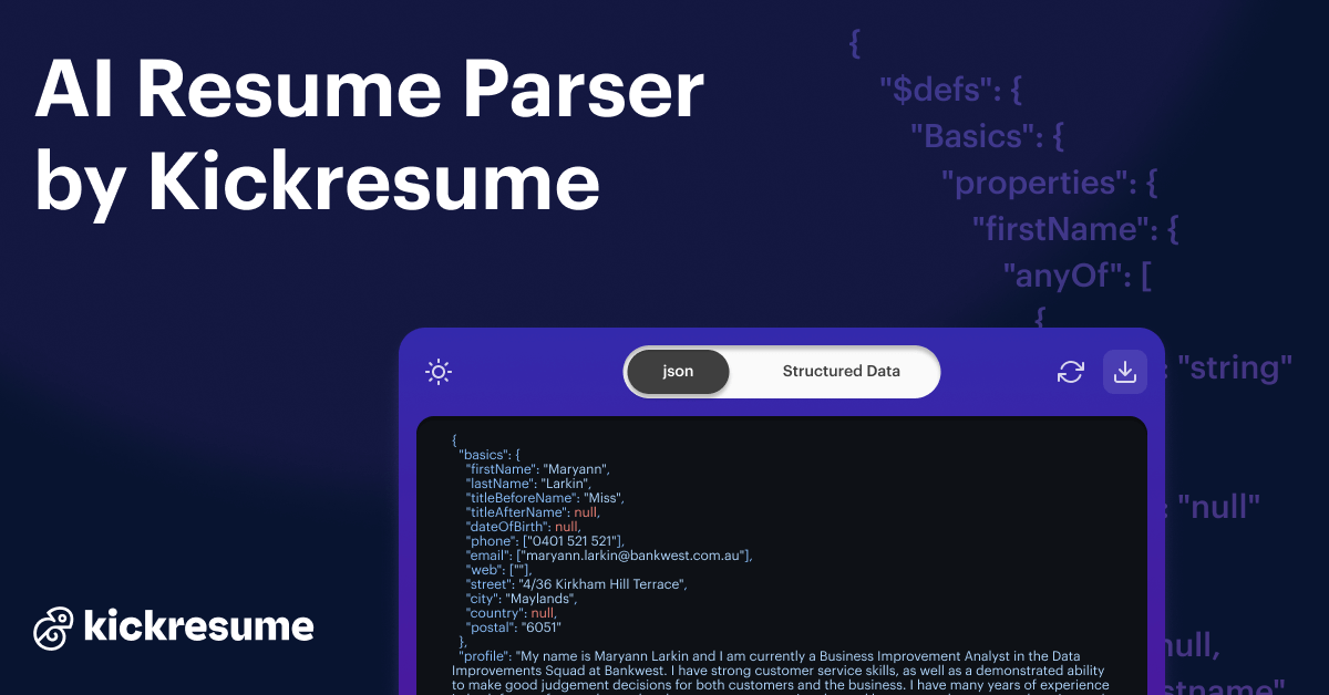 AI-Powered Resume Parser | Get Accurate Data Quickly