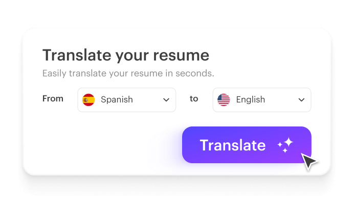 Translate Your Resume with AI — For Free | Kickresume