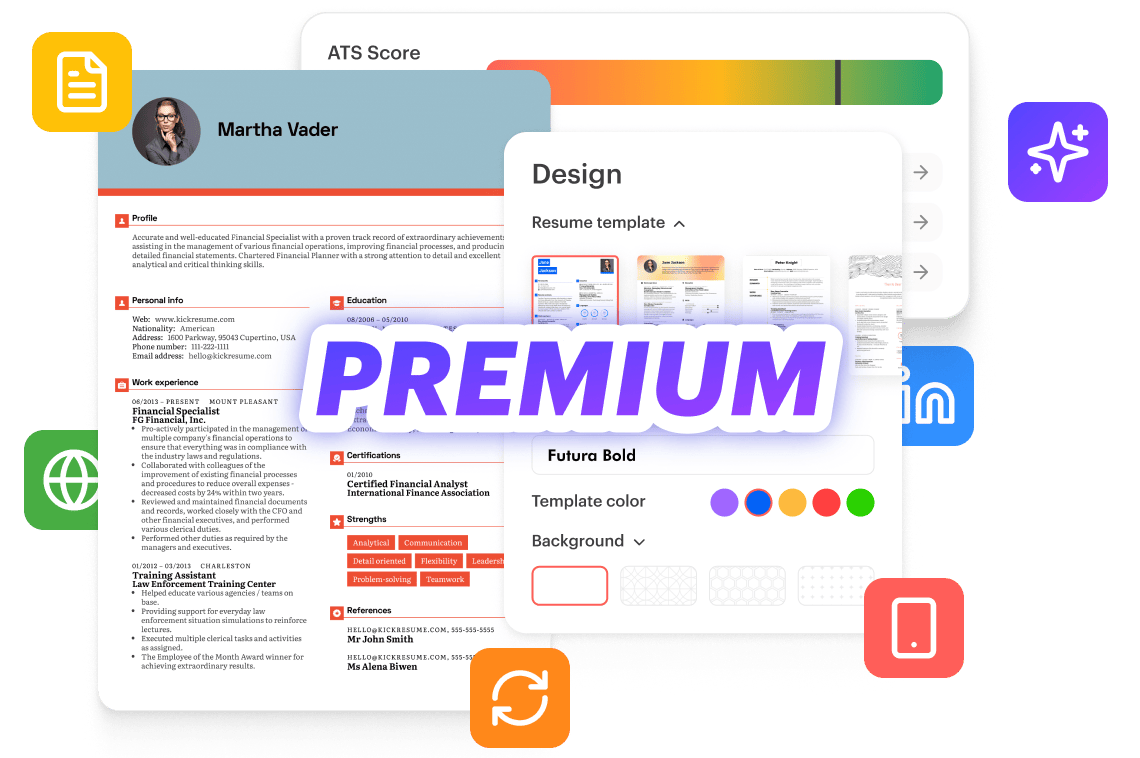 Best Free Resume Builder for Students | Kickresume